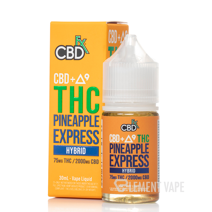 CBDFX CBD + Delta 9 THC Vape Juice - Pineapple Express - Hybrid $59.99