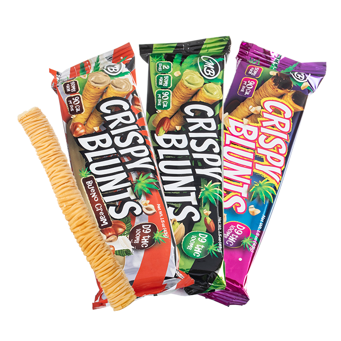 Crispy Blunts Delta 9 Phyllo Dough Sticks 100mg $8.99