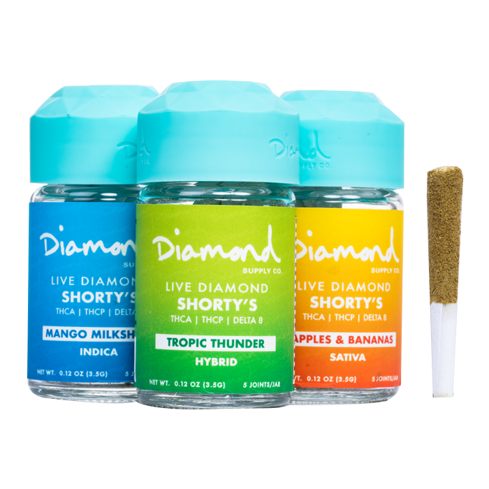 Diamond Cannabis Co Live Diamond Shorty Pre Rolls 3.5G $14.99
