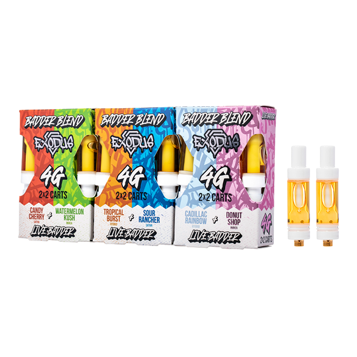 Exodus THC-A Badder Blend Cartridges 4G $24.99
