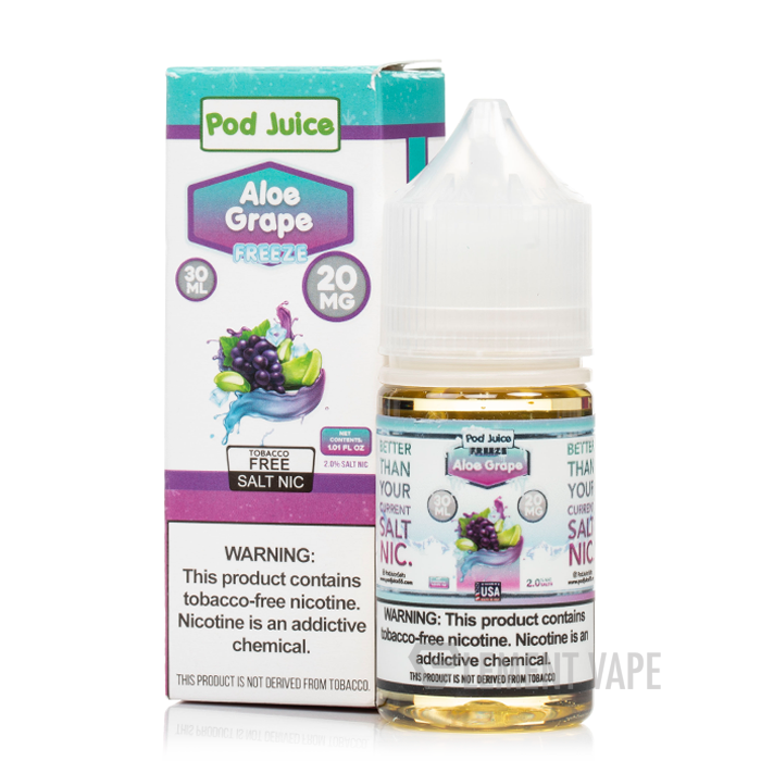 Aloe Grape Chilled - Pod Juice E-Liquid - 30mL $10.99