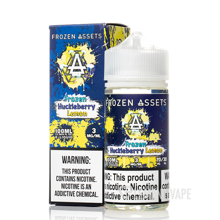 Frozen Huckleberry Lemon - Frozen Assets - 100mL $13.99