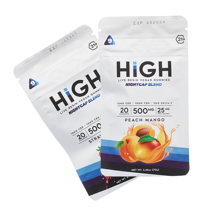 HIGH Nightcap Blend Gummies 500mg