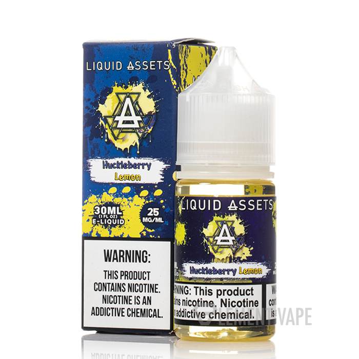 Huckleberry Lemon - Liquid Assets Salt - 30mL $10.99