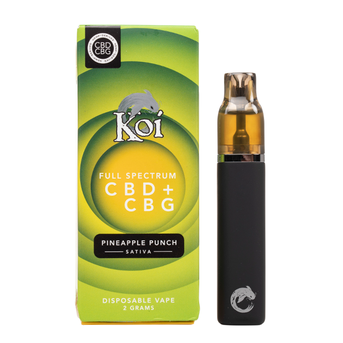 Koi Full Spectrum CBD + CBG Disposable 2G $49.9