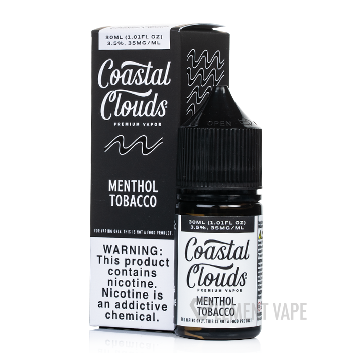 Menthol Tobacco - Coastal Clouds Salts - 30mL $9.99