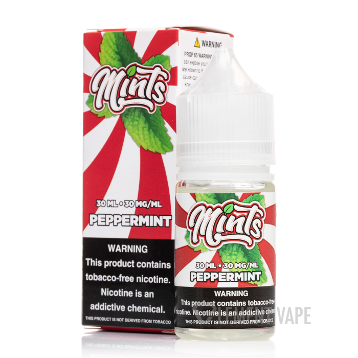 Peppermint Salts - Mints Vape Co - 30mL $10.99
