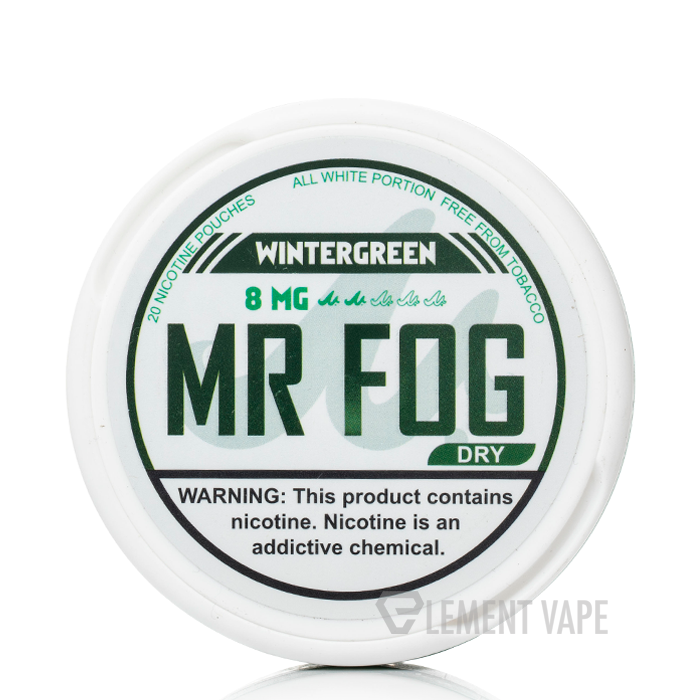 Mr. Fog DRY Nicotine Pouches - Wintergreen $4.99