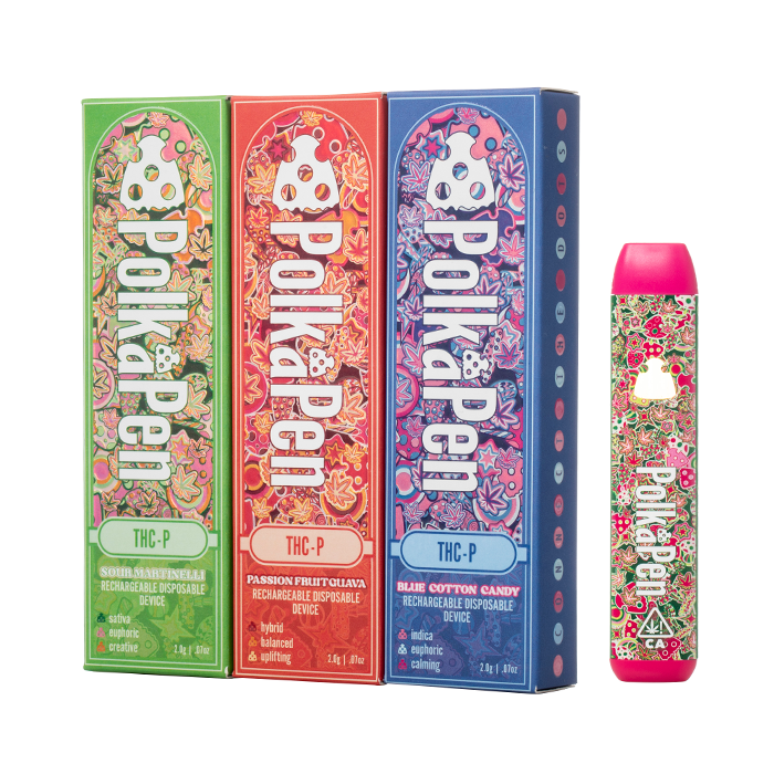 PolkaPen by PolkaDot Delta THCP Disposable 2G $17.99