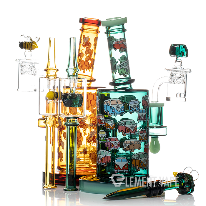 Pulsar 8" Greatest Hits Series Glow Dab Rig Set $81.99