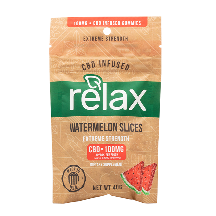 Relax Gummies - CBD Infused Watermelon Slices