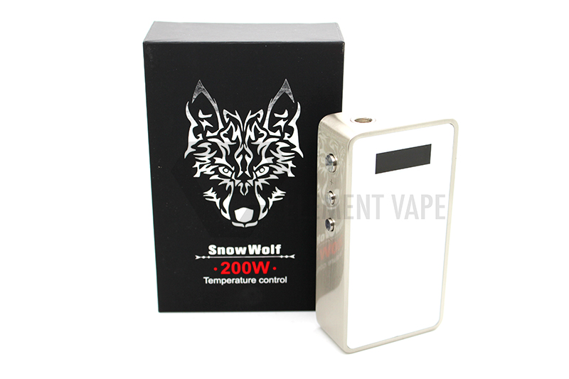 SnowWolf 200W Temp Control Box Mod - White, Gold and Black