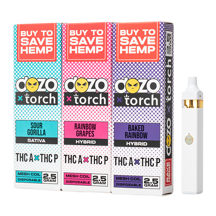 Torch x DOZO Disposable 2.5G $16.99