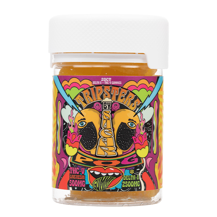 Trippy Sugar Delta-8 + THC-V Gummies