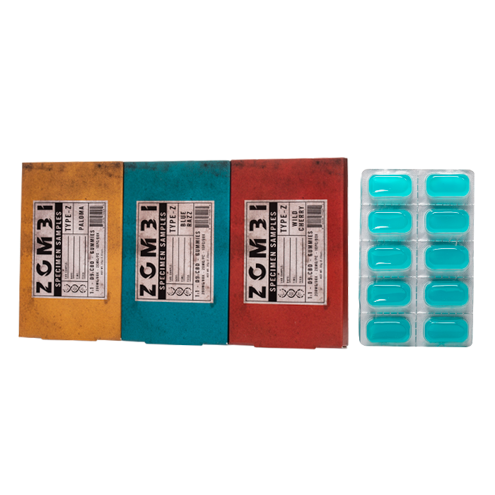 Zombi Delta 9 Blister Gummies 200mg $7.99
