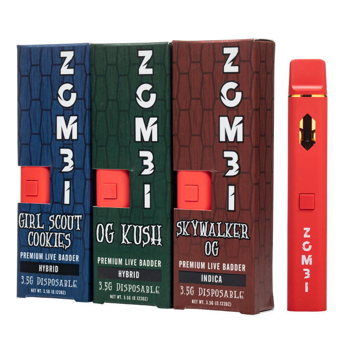 Zombi Live Badder Disposable 3.5G $17.99